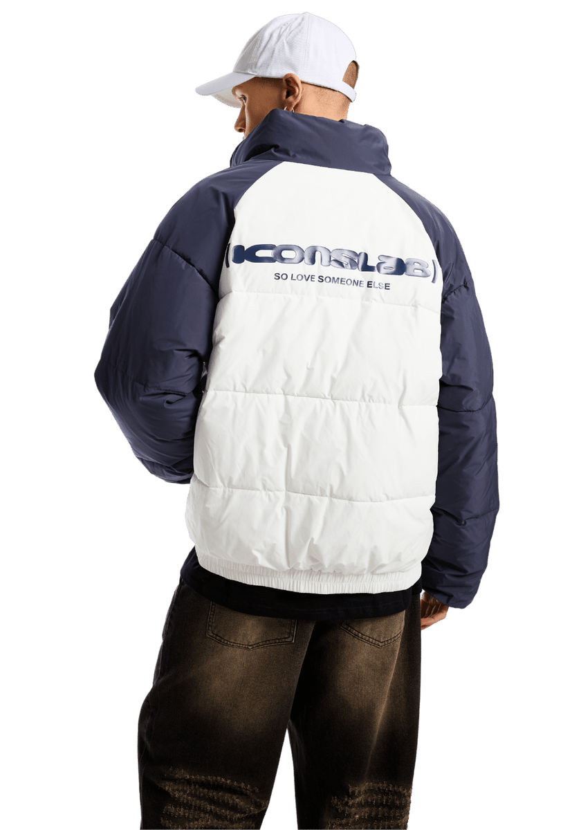 Iconslab-Drop Shoulder Puffer Jacket-Navy – ICONSLAB
